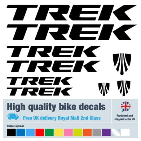 Trek bike labels / decals labels, free bike protectors (24 pack) – 20 ...