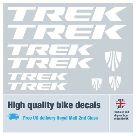 Trek bike labels / decals labels, free bike protectors (24 pack) – 17 ...