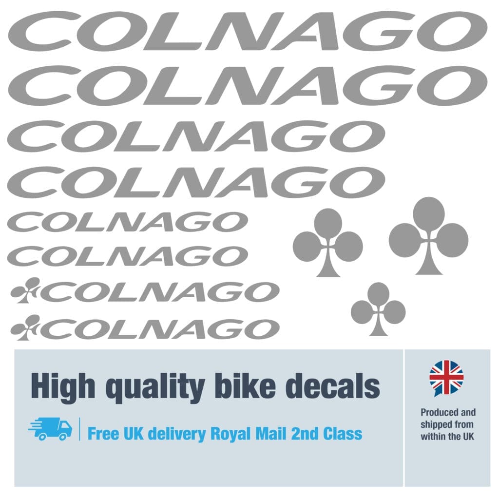 Colnago new bike labels / decals with free bike protection (26 pack ...