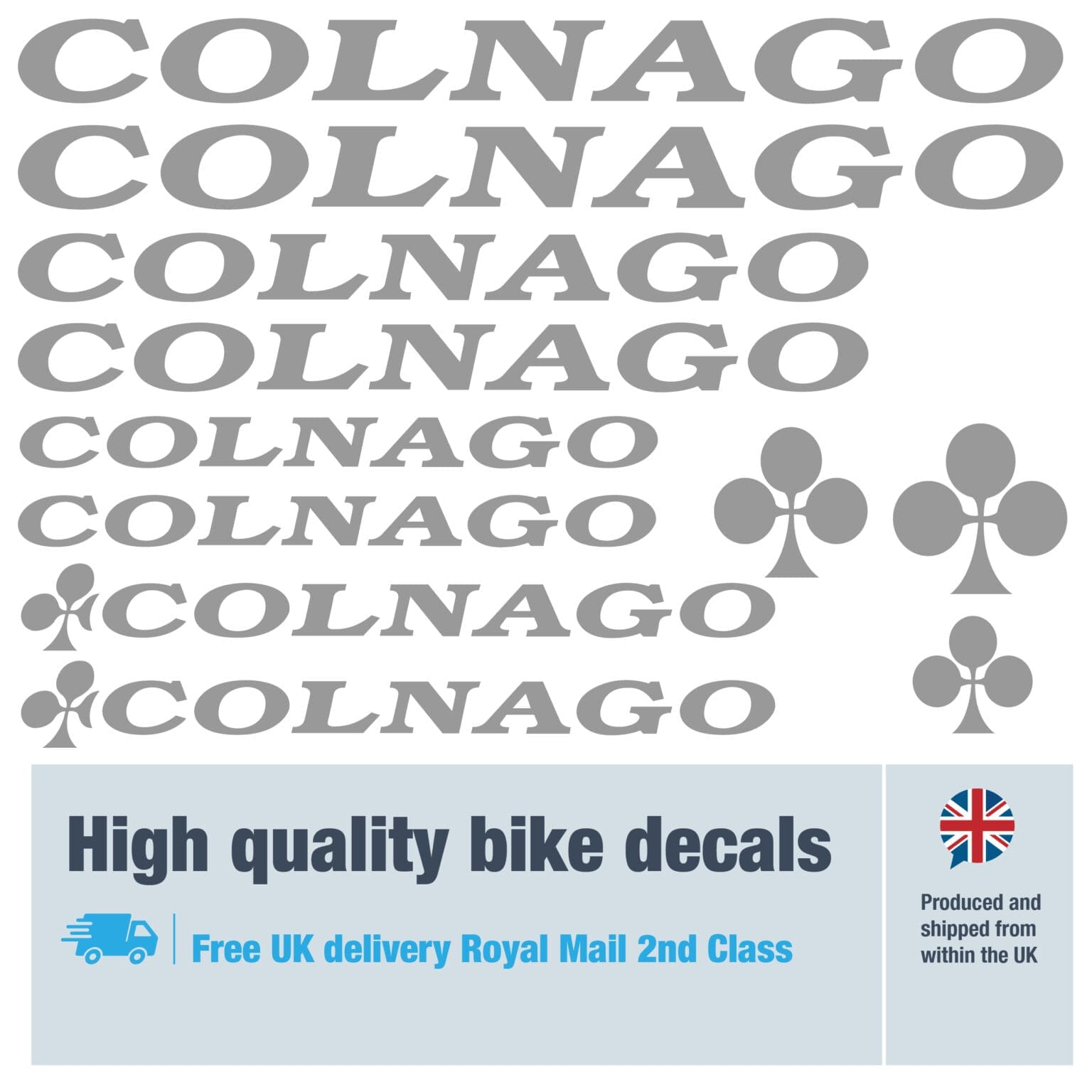 Colnago bike labels / decals with free bike protection (26 pack) – 17 ...