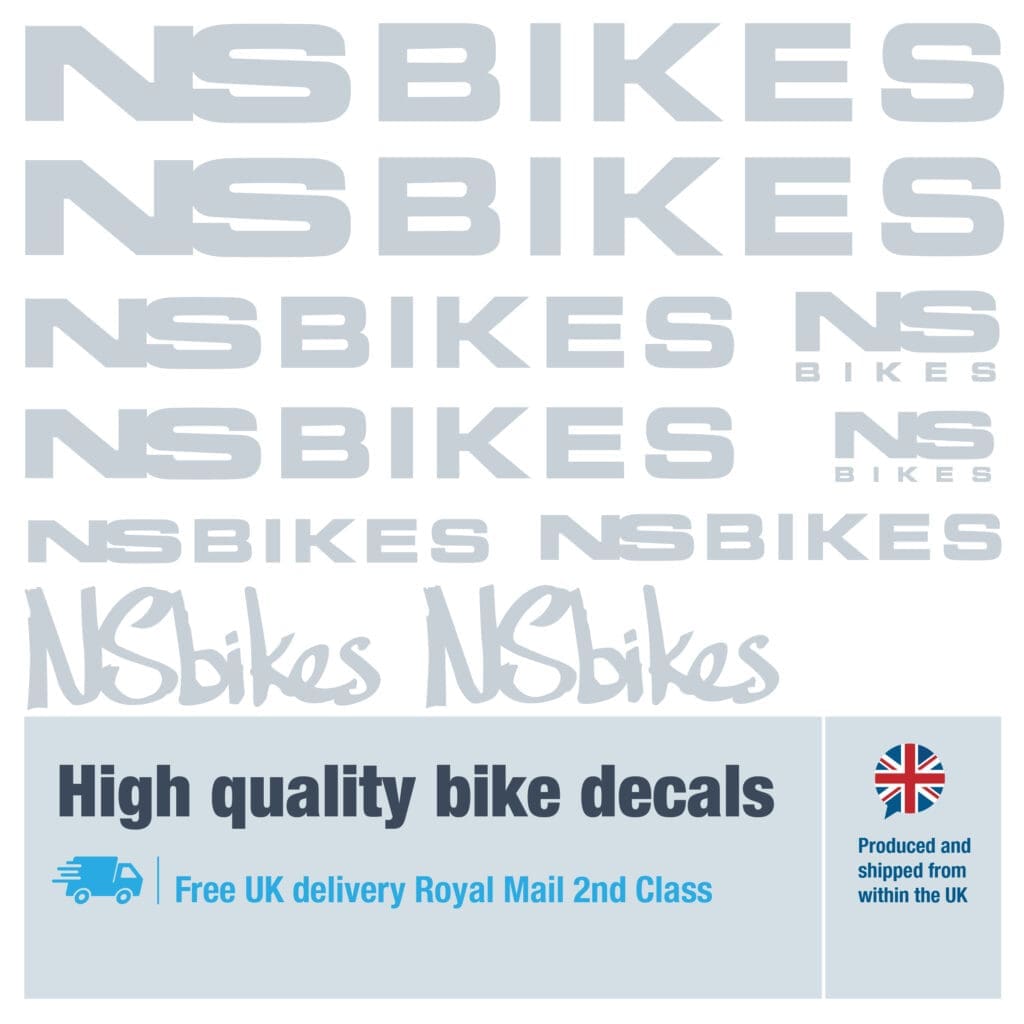 NS Bikes bike decals labels with free bike protection (25 pack) – 18 ...